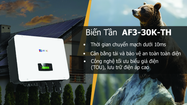 HFIE - Biến Tần AF3-30K-TH - Bộ Inverter Hybrid Lưu Trữ Ba Pha AF-TH ...